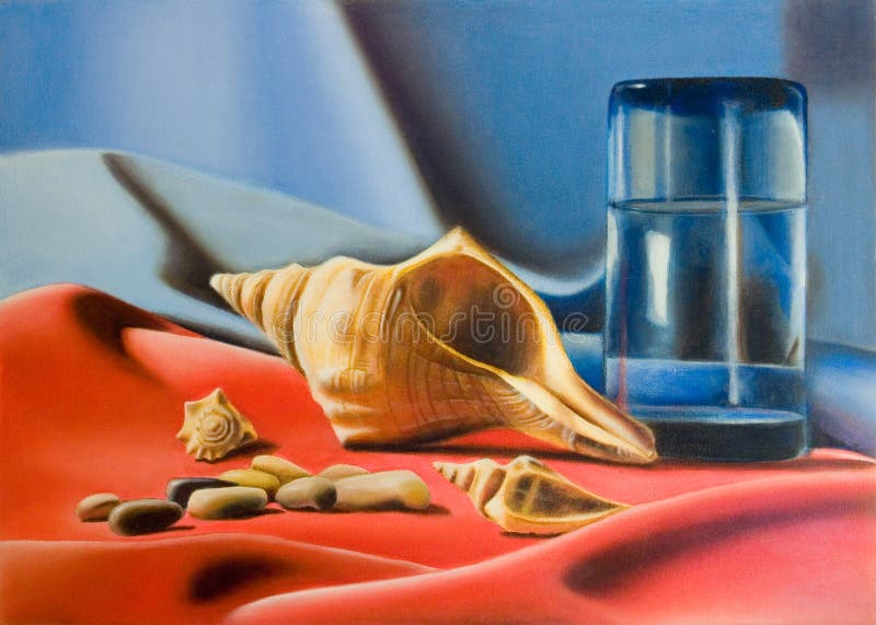 Marine still life stock photo. Image of drapery, wave - 2362088