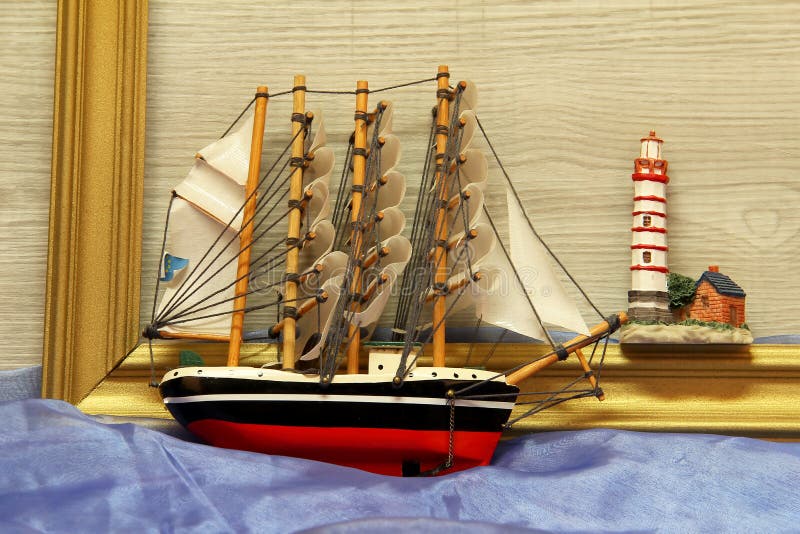 Marine still life stock photo. Image of cadre, wooden - 71403576