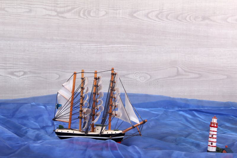 Marine still life stock image. Image of frame, wooden - 71403719