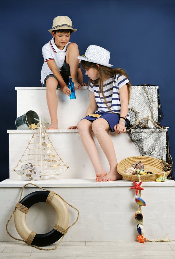 Marine style portrait stock image. Image of portrait - 55912985