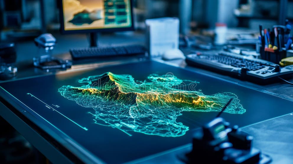 Harbor Depth Map Survey Station Marine Technology Depth Analysis ...