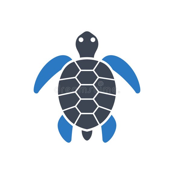 Marine Turtle Shell Icon stock vector. Illustration of aquatic - 361729485