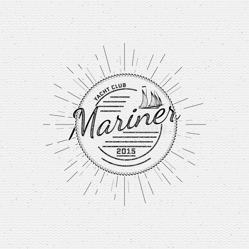 Mariner Club Badges Logos and Labels for Any Use Stock Vector ...