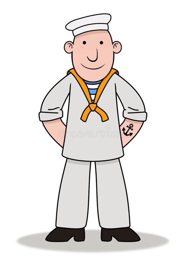 Marinero stock de ilustración. Ilustración de personal - 23022900