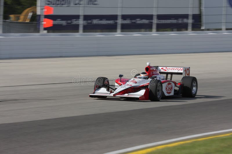 Mario Moraes IndyCar Series Milwaukee Mile 2008 Editorial Stock Photo ...