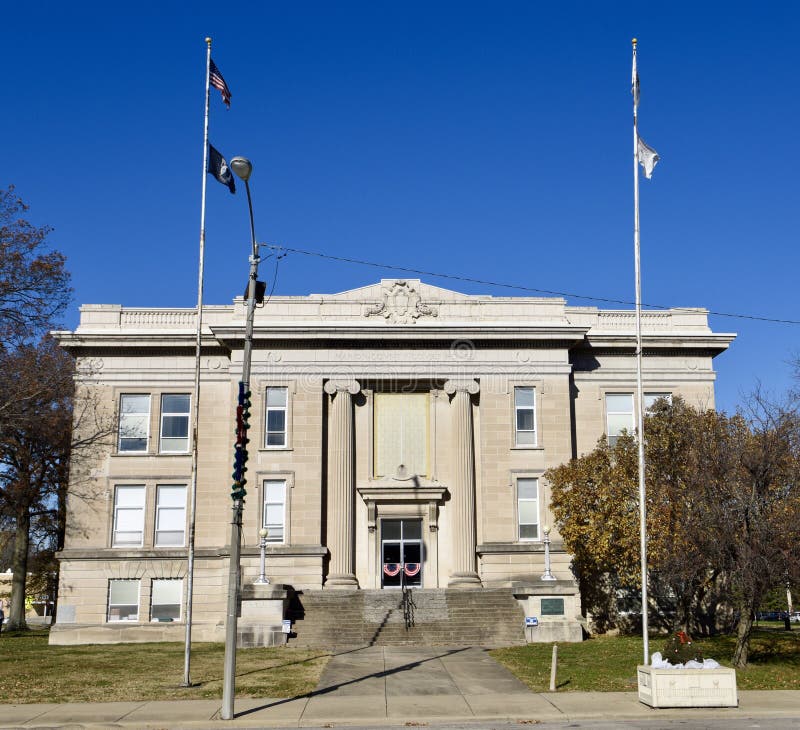 Marion County Courthouse image stock éditorial. Image du fléaux - 104853489