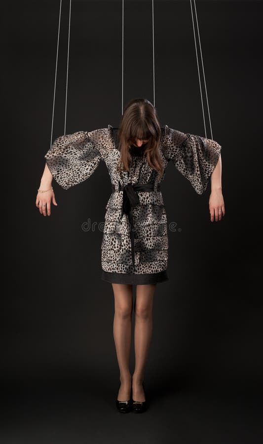 Girl-marionette stock image. Image of submit, beautiful - 22804307