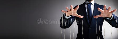 Marionette Puppet Master Hands Stock Photo - Image of string, emerging ...