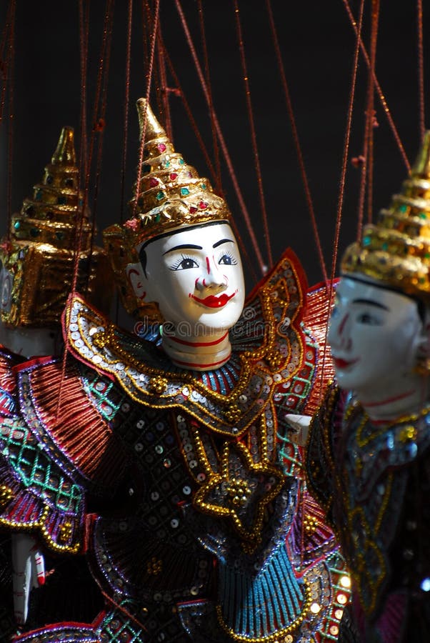 Marionette Puppet of Southeast Asia Editorial Stock Photo - Image of ...