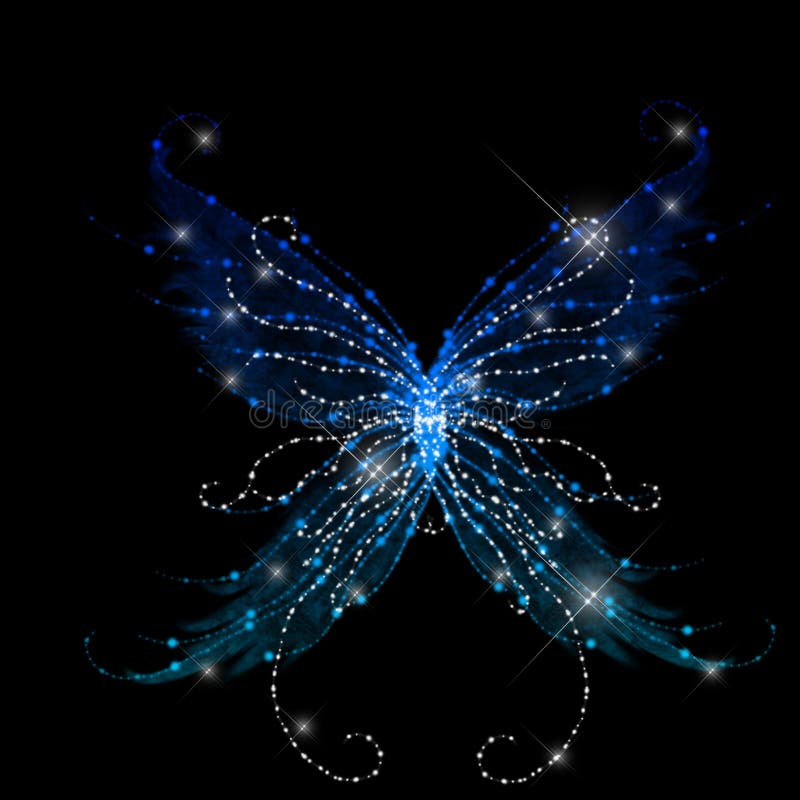 Mariposa Abstracta Del Encanto Stock de ilustración - Ilustración de ...