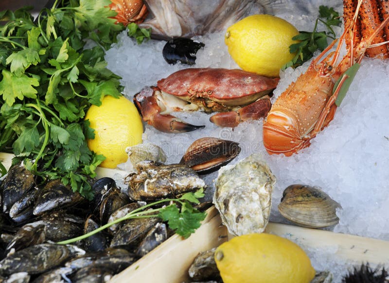 Mariscos imagen de archivo. Imagen de delicioso, mariscos - 17261921