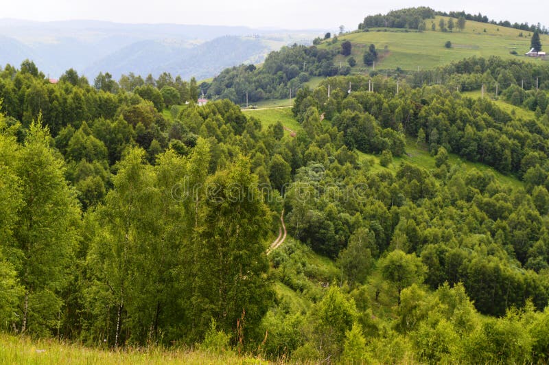 Marisel town stock photo. Image of marisel, transylvania - 73460232