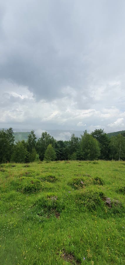Marisel Village in Apuseni Mountains Stock Photo - Image of landscape ...