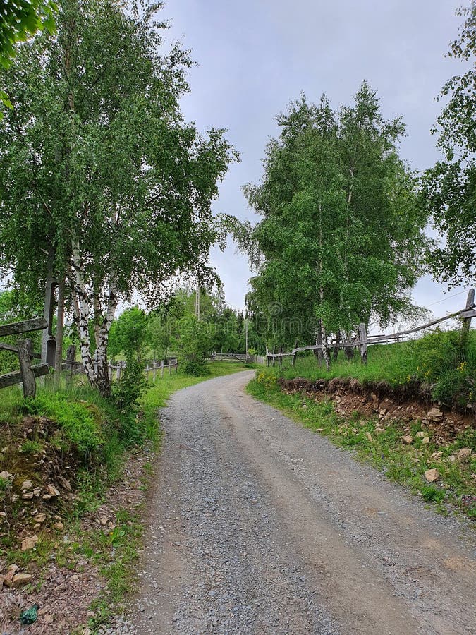 Marisel village near Cluj stock photo. Image of autumn - 189584720