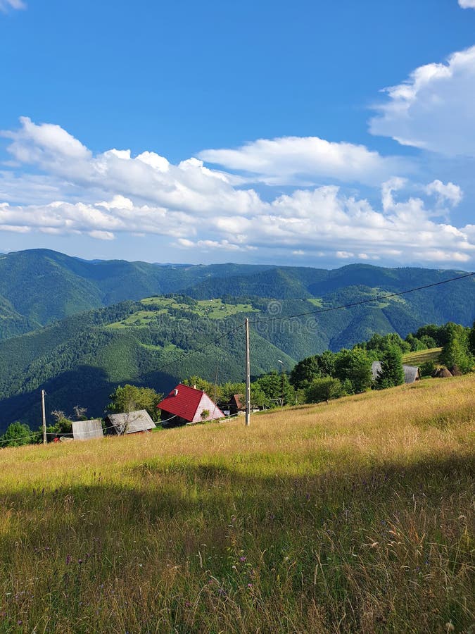 Marisel Village Near Cluj-Napoca Stock Photo - Image of highland ...