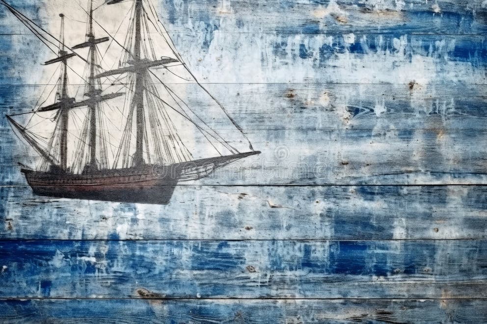 A Maritime Background Texture with Copy Space Created with Generative ...