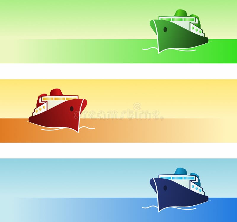 Maritime Banners stock vector. Illustration of clip, decoration - 10194565