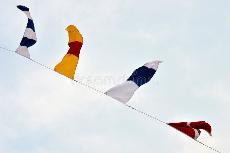 Maritime flags stock image. Image of navy, semaphore - 61203041
