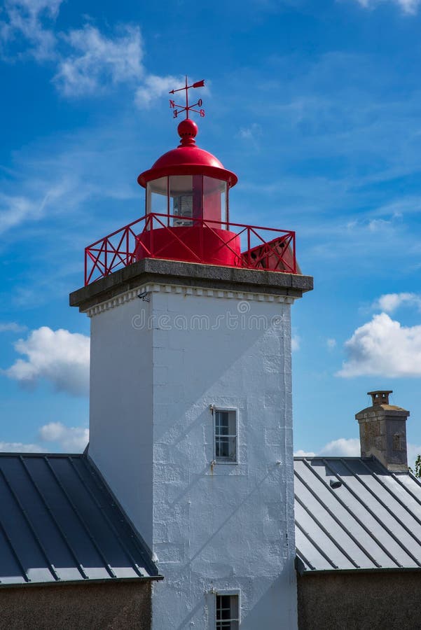 Maritime Lighthouse in France Stock Photo - Image of dagon, beach ...