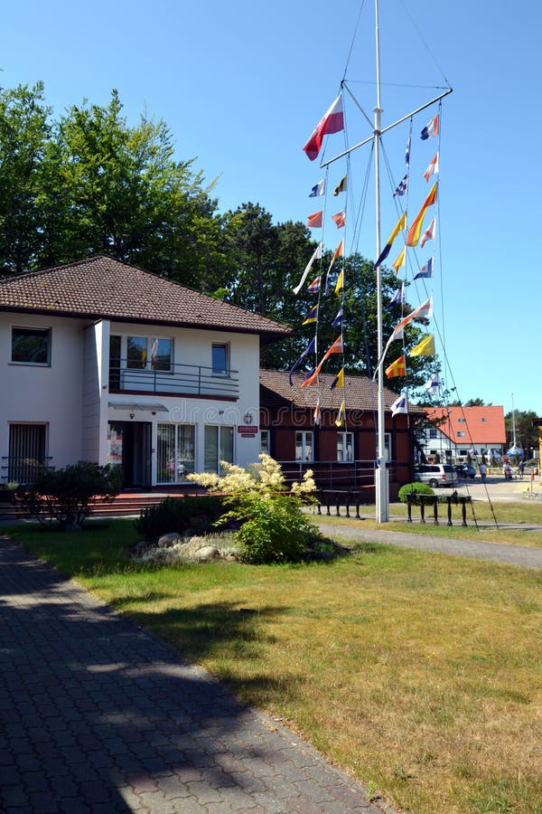 Maritime Office in Gdynia, Office in Leba. Leba, Poland Editorial Photo ...