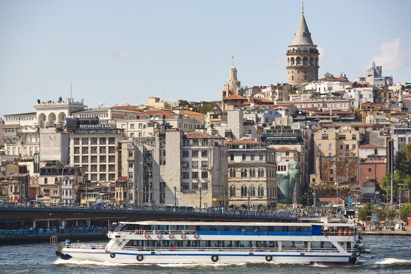 Maritime Traffic. Bosphorus Strait in Istanbul. Galata Tower. Turkey ... Maritime Traffic. Bosphorus Strait in Istanbul. Galata Tower. Turkey ...