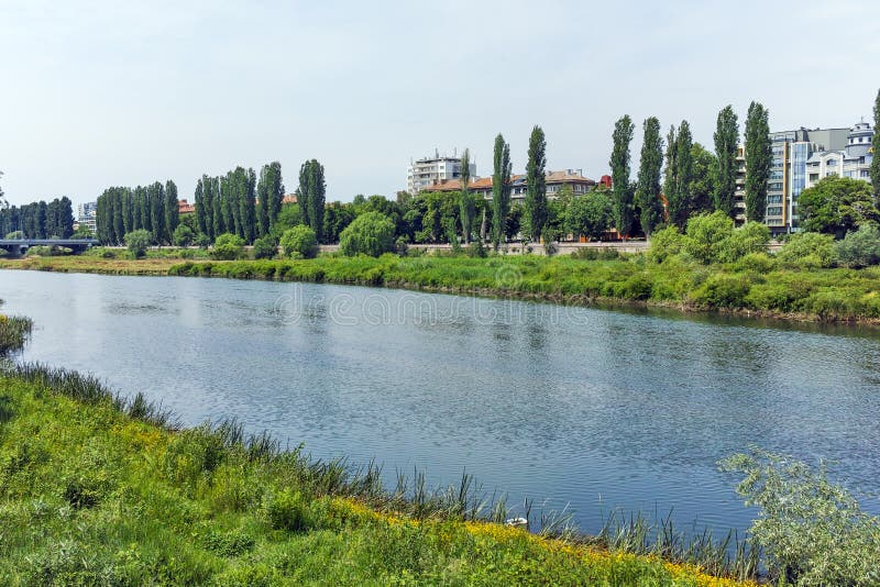The Maritsa River, Passing through the City of Plovdiv Editorial Image ...