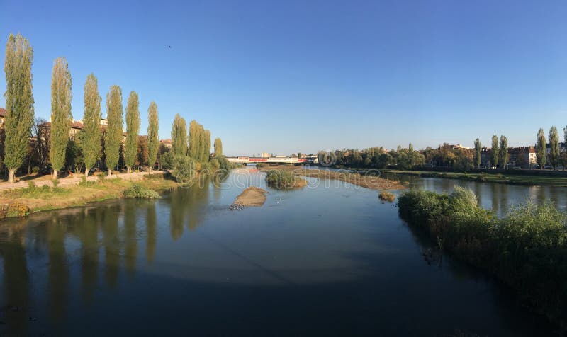 The Maritsa river stock image. Image of evening, bank - 86356379