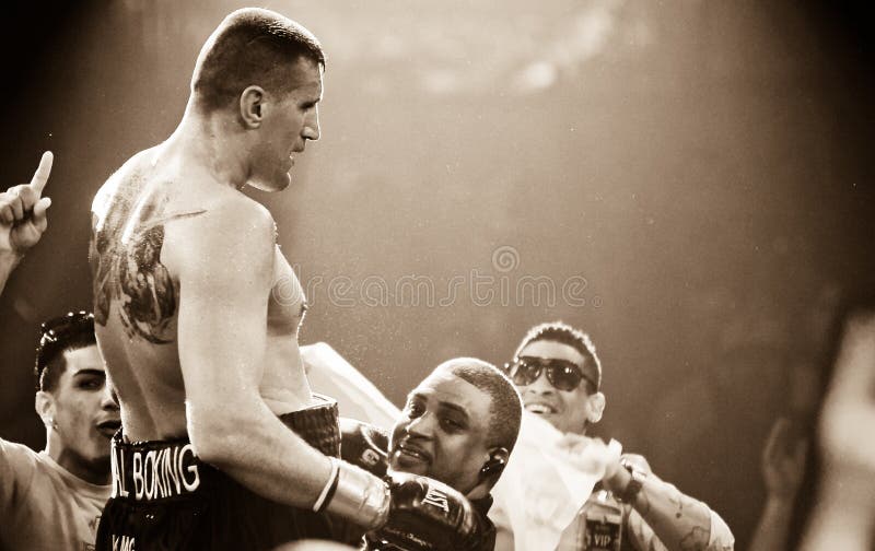 Mariusz Wach Salutes His Fans Editorial Stock Image - Image of victory ...