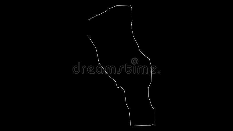 Marj Libya District Map Outline Animation Stock Video - Video of border ...