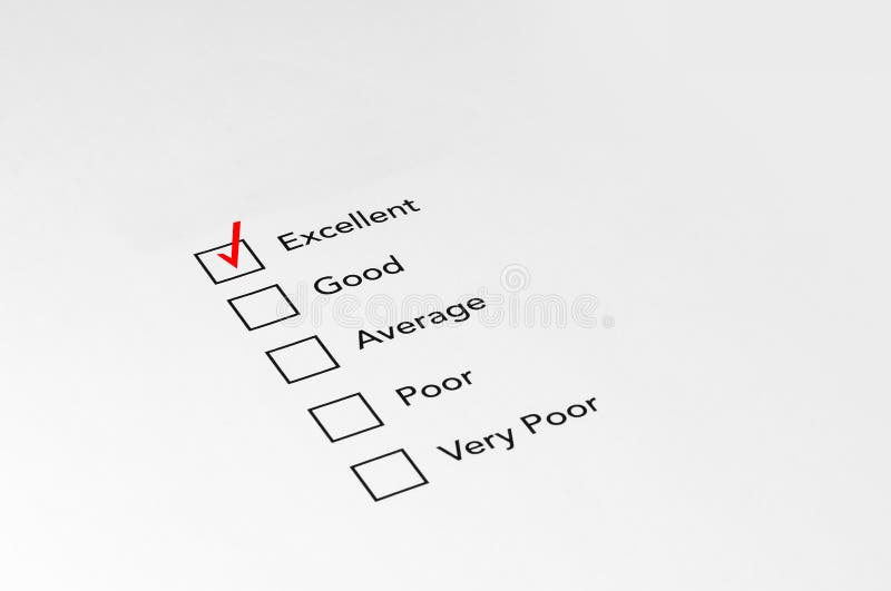 Mark Excellent - Business Concept Stock Photo - Image of exam, research ...