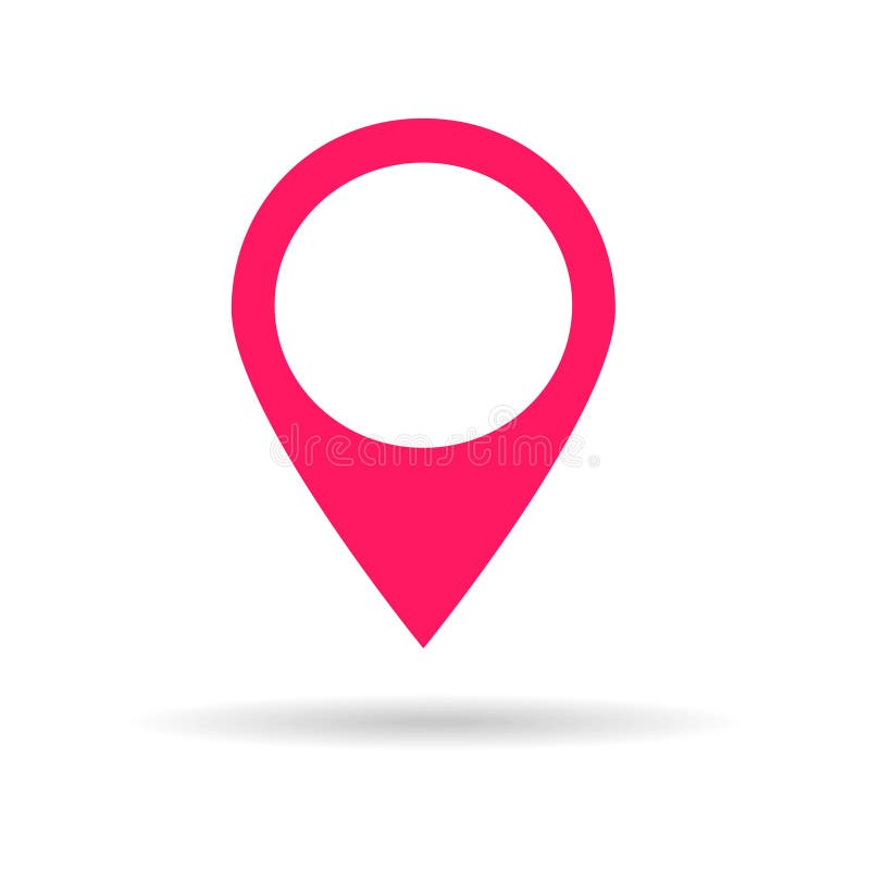 Mark on the map stock vector. Illustration of pinpoint - 102770624