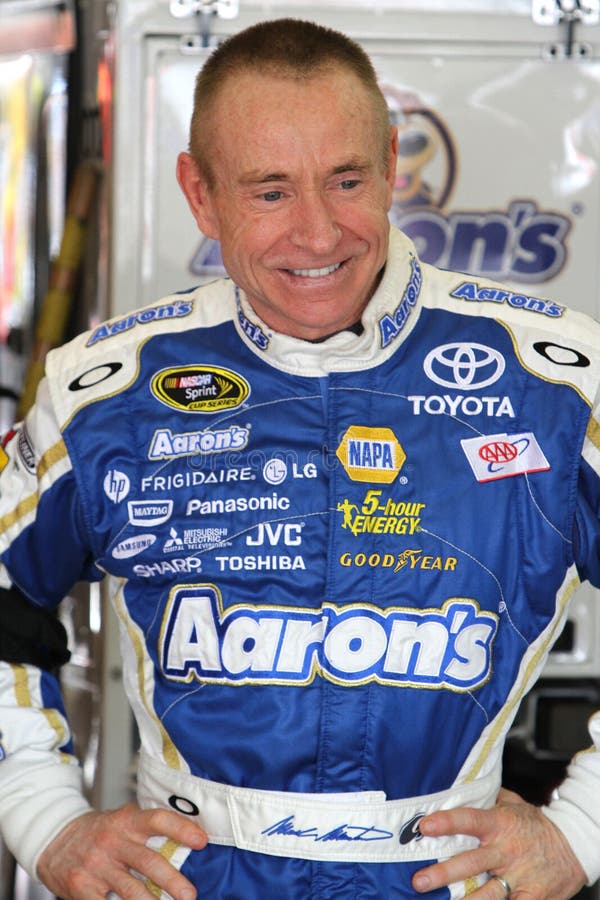 Mark Martin Sprint Cup Series Food City 500 Editorial Stock Image ...