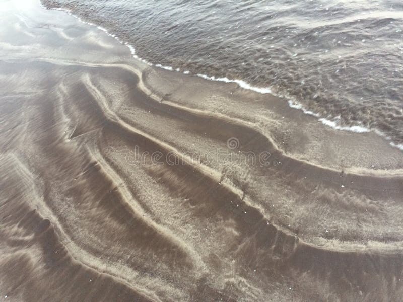 A Mark Must Be Left Behind. Stock Photo - Image of oceans, wavemark ...