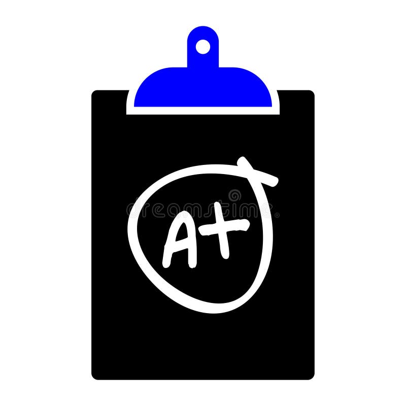 Mark Sheet Icon stock vector. Illustration of assignment - 250344275