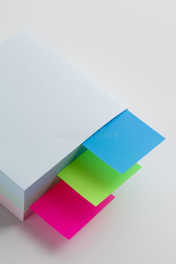 Mark with a sticky note stock photo. Image of office - 165280168