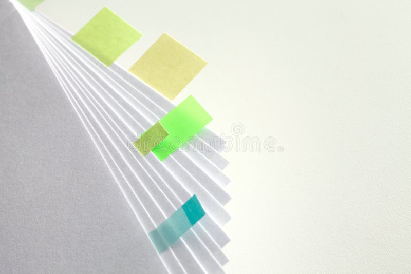 Mark with a sticky note stock image. Image of folder - 165280165