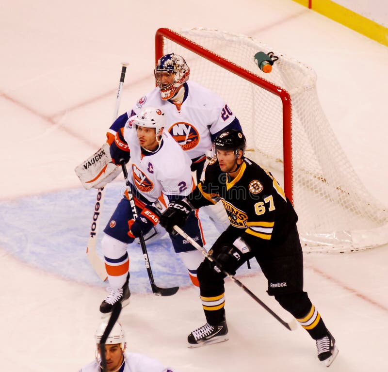 Mark Streit, Evgeni Nabokov and Benoit Pouliot NHL Editorial ...