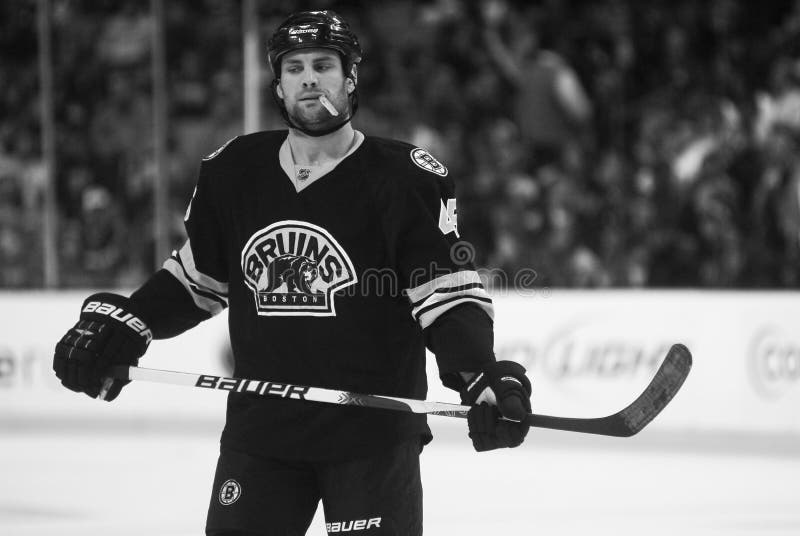 Mark Stuart Boston Bruins. editorial stock photo. Image of jersey ...