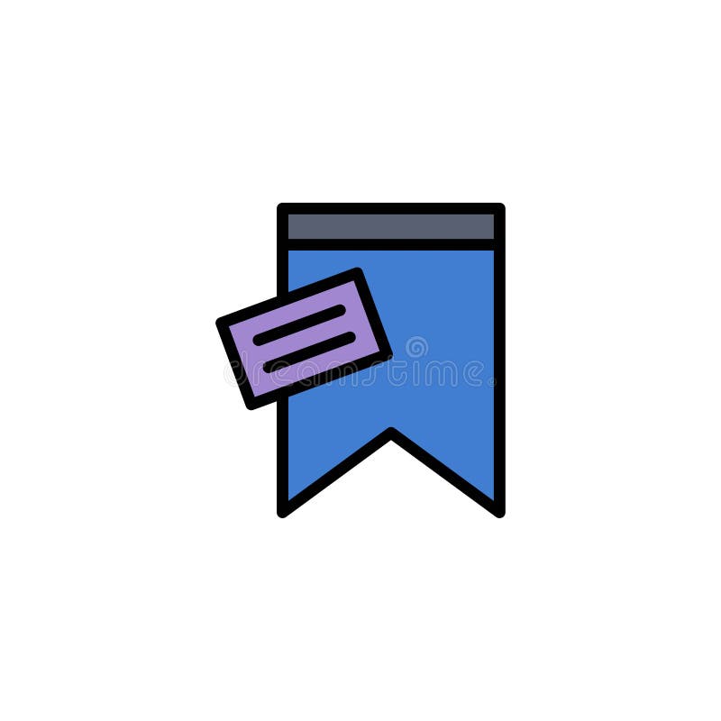 Mark, Tag, Sign, Text Business Logo Template. Flat Color Stock Vector ...