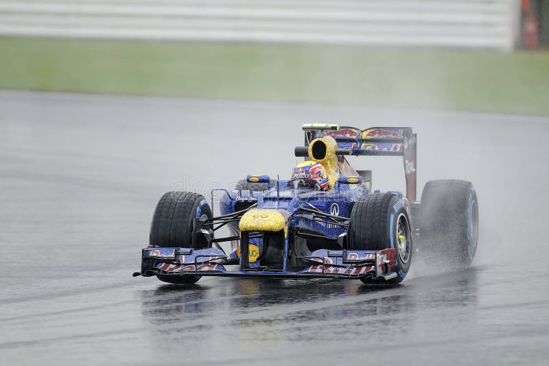 Mark webber, red bull F1 editorial stock image. Image of spray - 29638929