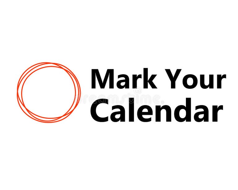 Mark Your Calendar Clipart Stock Illustrations – 22 Mark Your Calendar ...
