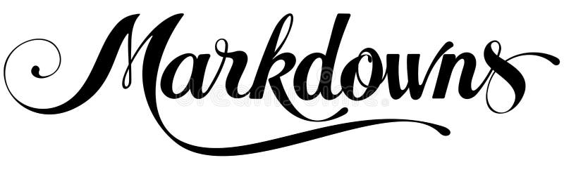 Markdowns Vector Stock Illustrations – 118 Markdowns Vector Stock ...