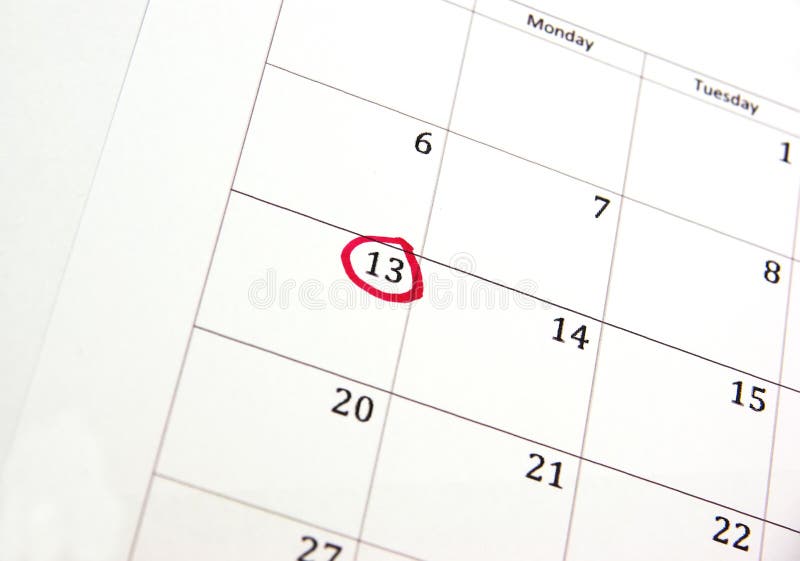 Marked day stock photo. Image of business, months, notes - 8420452