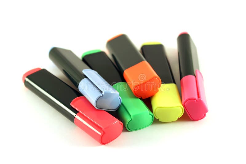 Markeerstift stock foto. Image of nota, hooglichter, hoogtepunt - 27760352