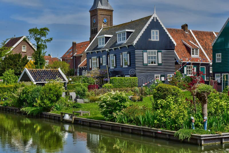 Marken, Netherlands - May 22 2022 : the Village Centre Editorial Photo ...