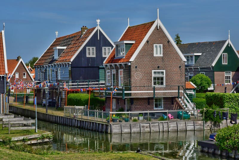 Marken, Netherlands - May 22 2022 : the Village Centre Editorial Image ...