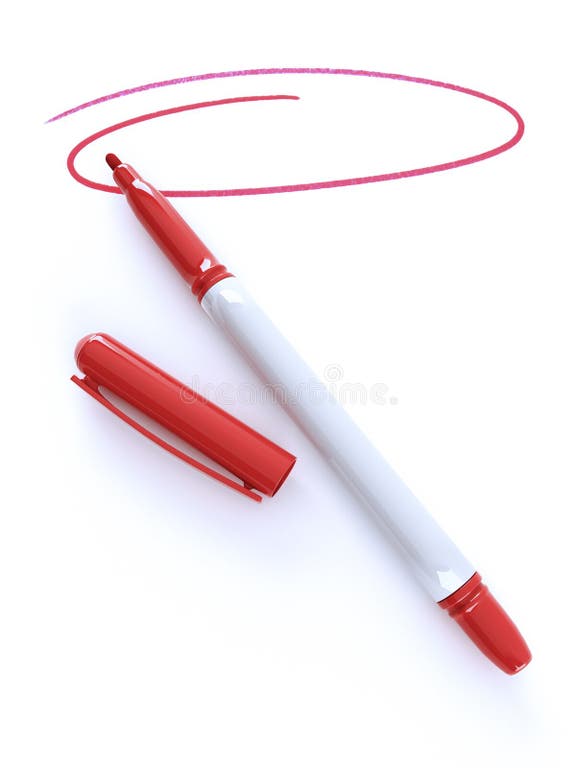 Marker stock illustration. Illustration of equipment - 12323312