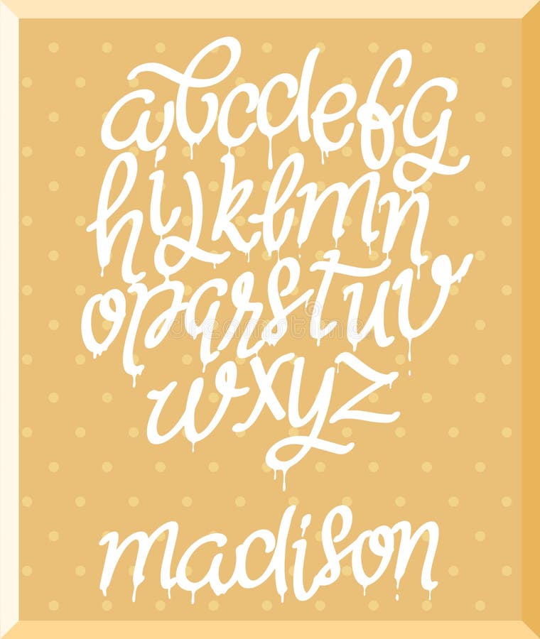 Marker Alphabet Set, Vector Illustration EPS. Stock Vector ...