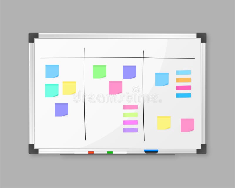 Lank Whiteboard Stock Illustrations – 1 Lank Whiteboard Stock ...