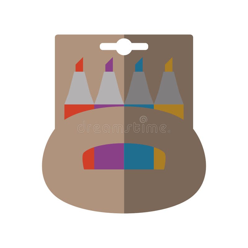 Marker box isolated icon stock vector. Illustration of icon - 79825092